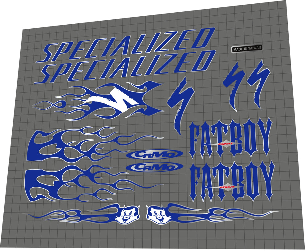 SPECIALIZED Fatboy (1998) Expert Frame Decal Set | Bike Decal Replace