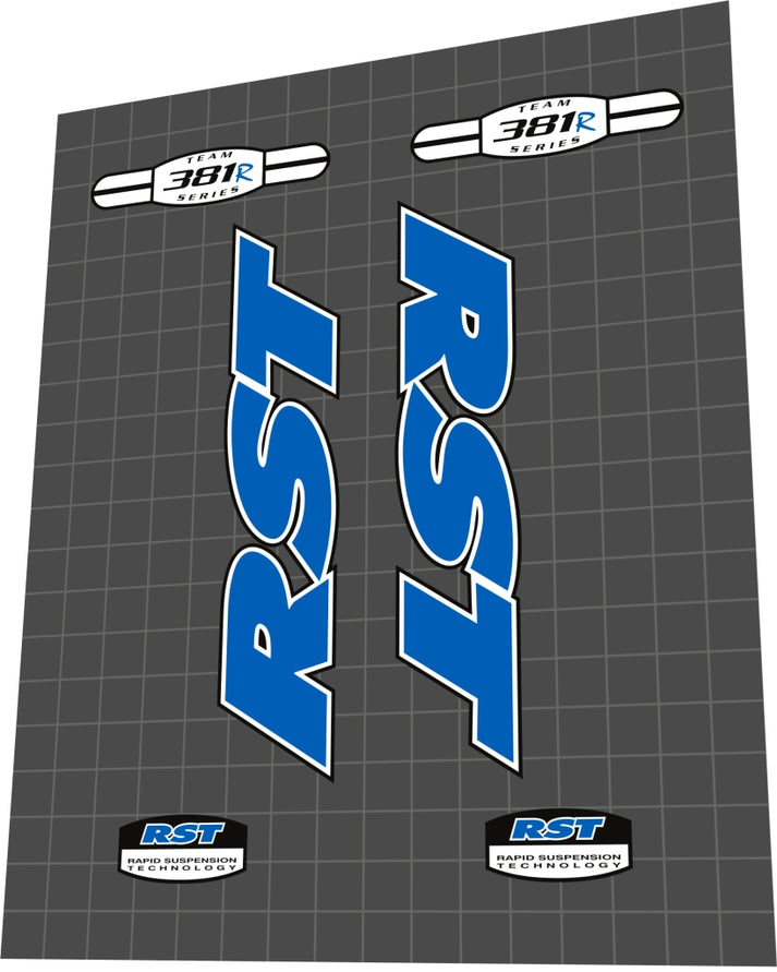 RST 381R (1998) Fork Decal Set | Bike Decal Replace
