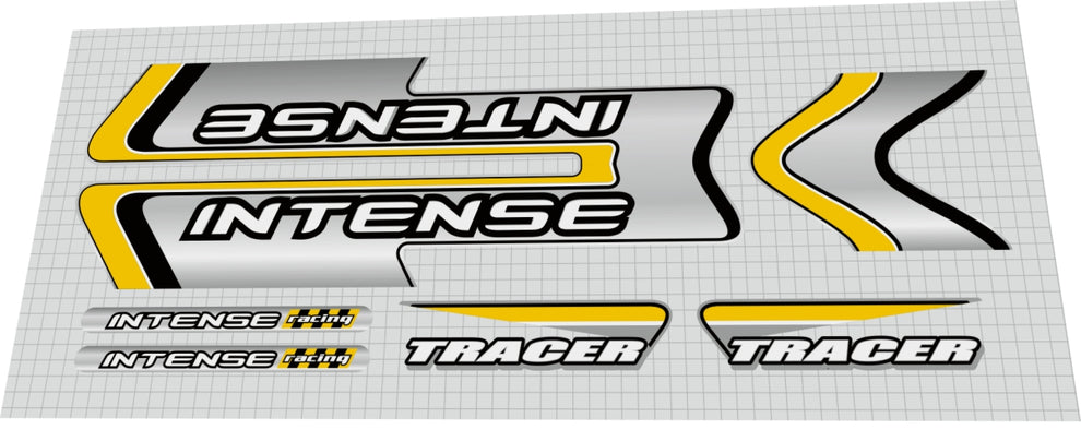 INTENSE Tracer (2002) Frame Decal Set