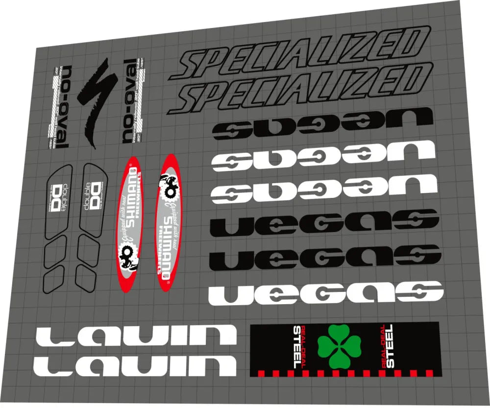 SPECIALIZED Fatboy Vegas TJ Lavin (2003) Frame Decal Set – Bike Decal ...