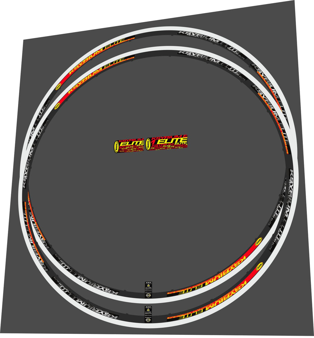 MAVIC Ksyrium (2007) Elite Rim Decal Set