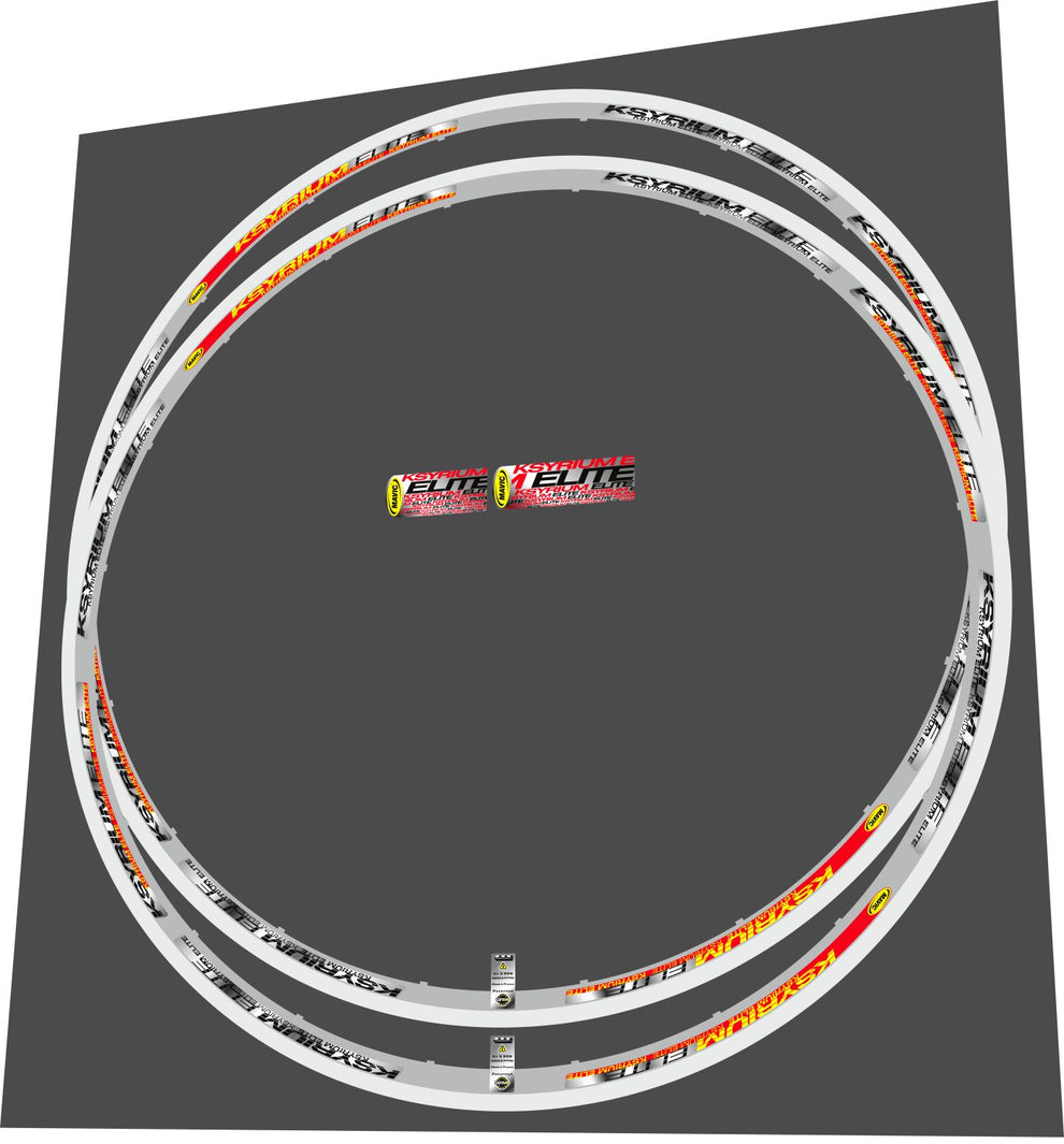 MAVIC Ksyrium (2007) Elite Rim Decal Set
