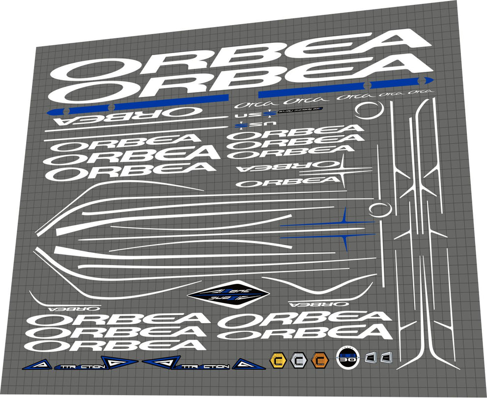 ORBEA Orca (2011) Frame Decal Set | Bike Decal Replace