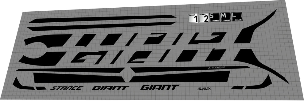 GIANT Stance (2019) Frame Decal Set | Bike Decal Replace