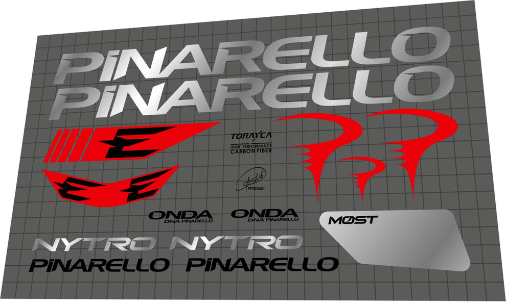PINARELLO Nytro (2023) E7 Frame Decal Set | Bike Decal Replace