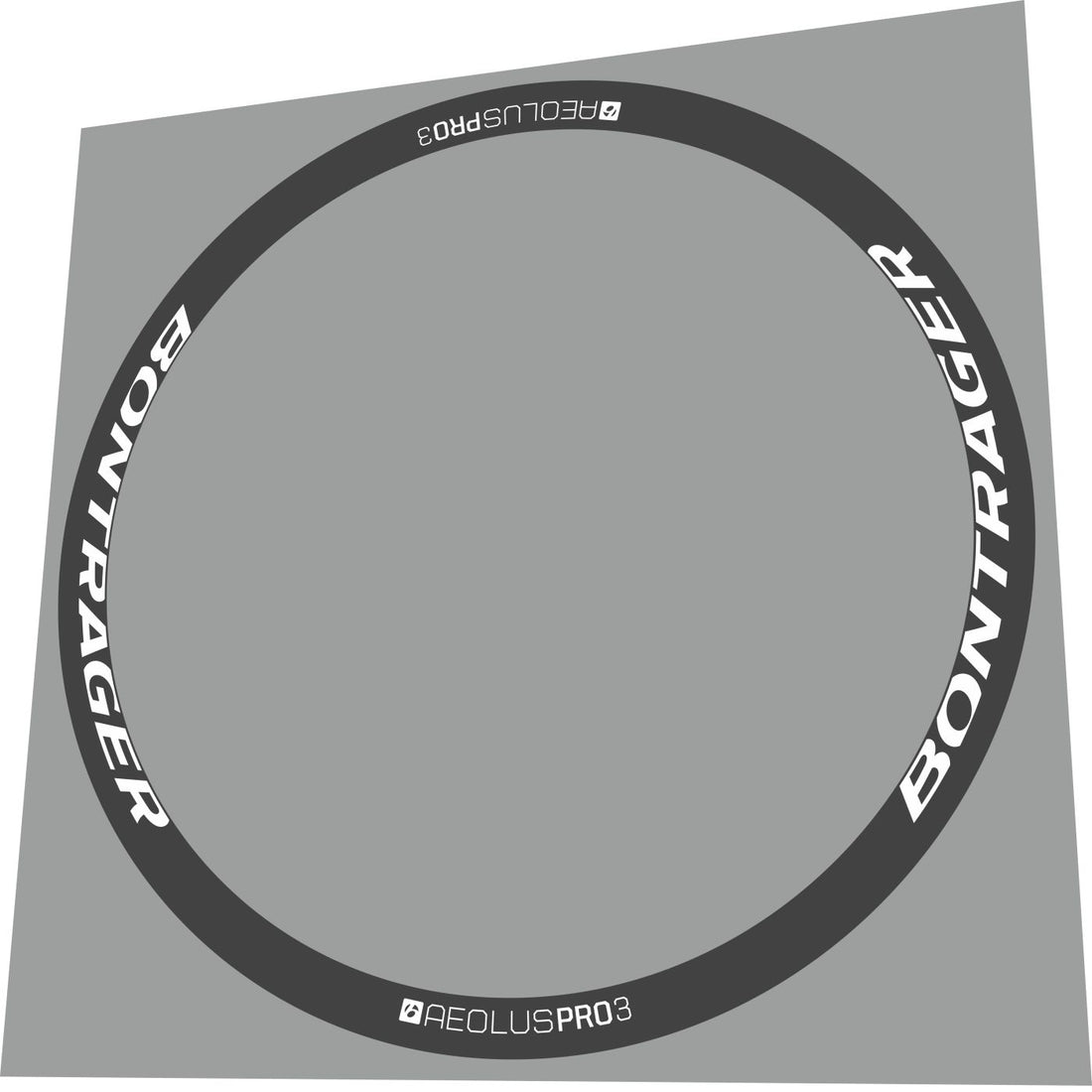 BONTRAGER Aeolus Pro 3 (2024) TLR Rim Decal Set | Bike Decal Replace