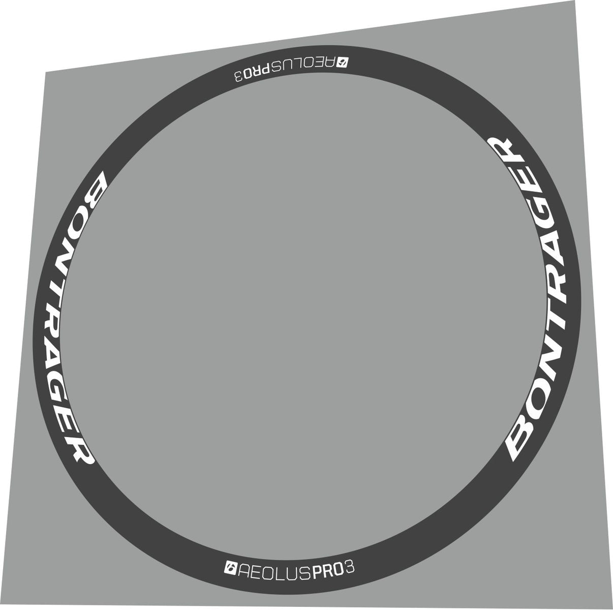 BONTRAGER Aeolus Pro 3 (2024) TLR Rim Decal Set | Bike Decal Replace