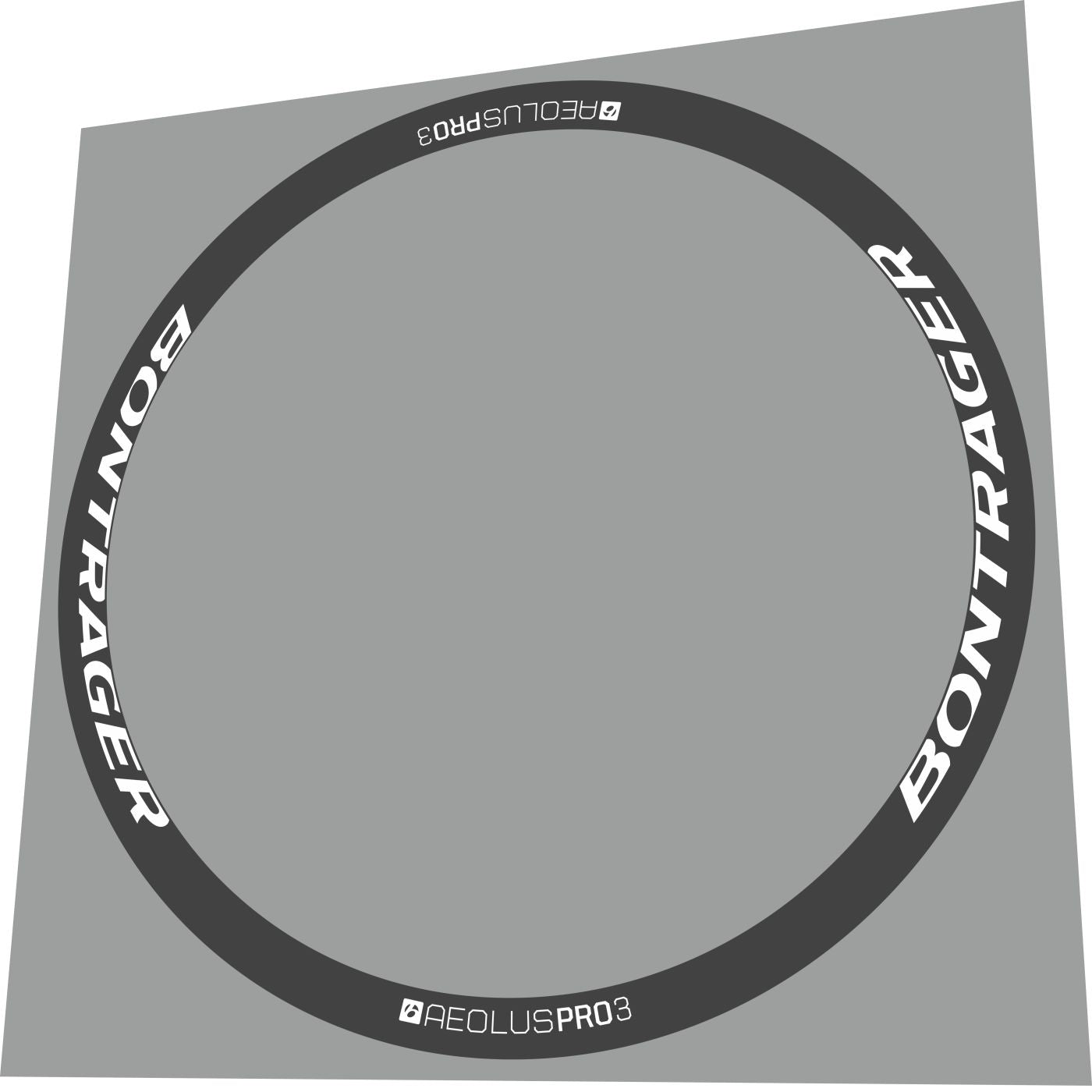 BONTRAGER Aeolus Pro 3 (2024) TLR Rim Decal Set | Bike Decal Replace