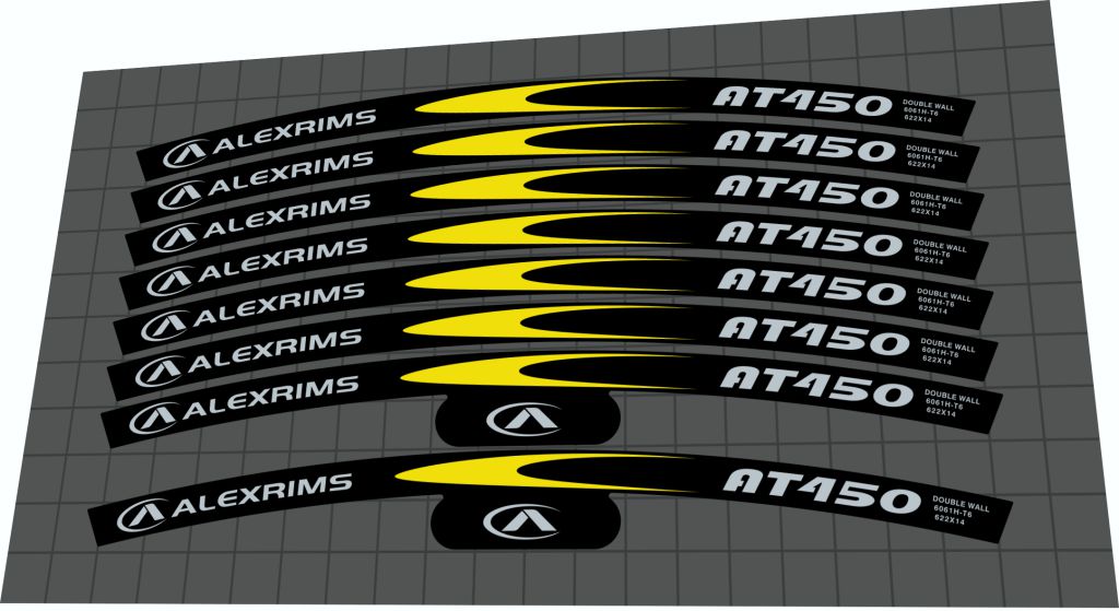 ALEXRIMS AT450 Rim Decal Set