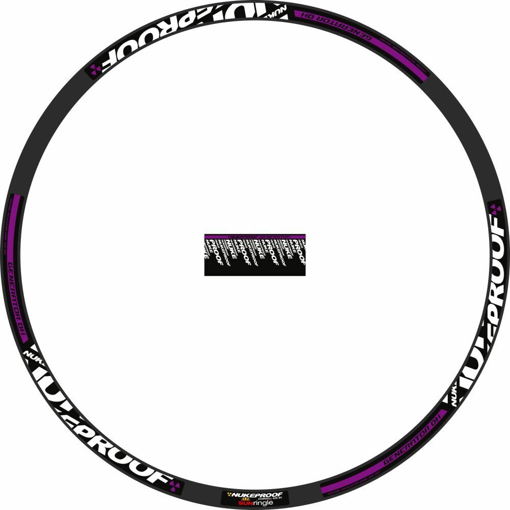 NUKEPROOF Generator (2013) DH Rim Decal Set