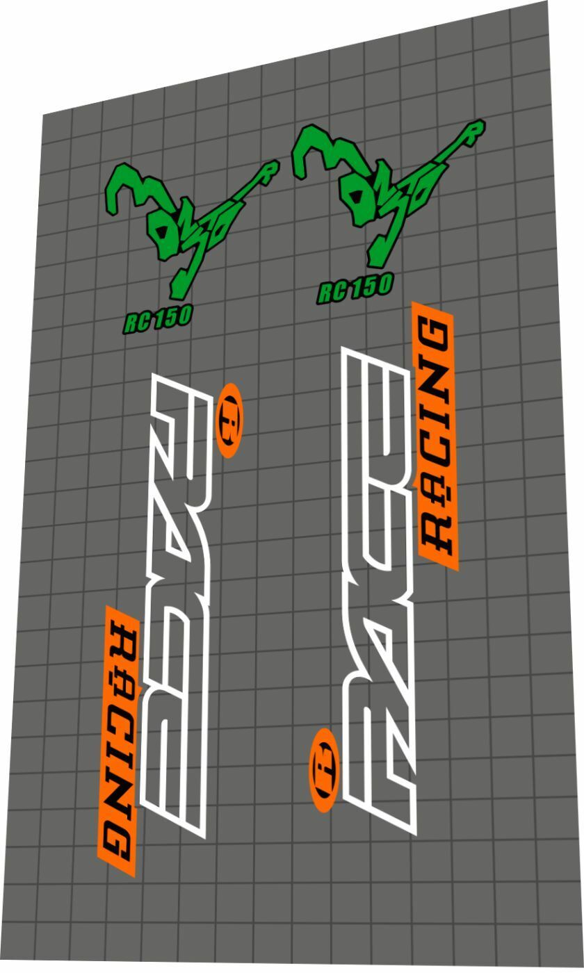 PACE RC 35 (1989) Kevlar Fork Decal Set | Bike Decal Replace