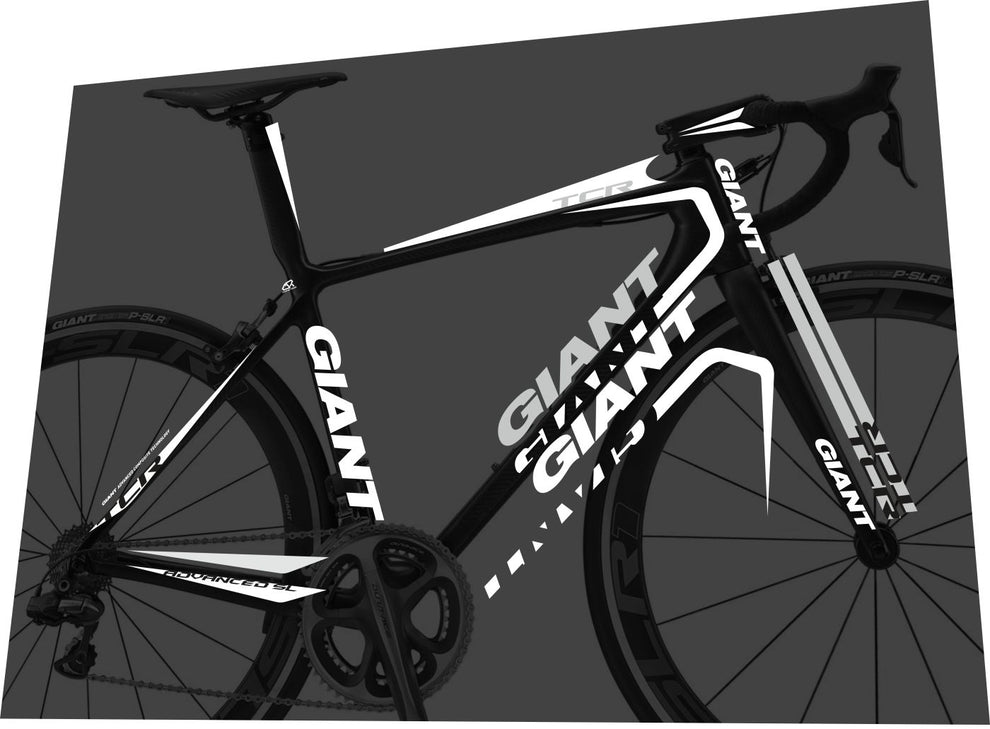 GIANT TCR (2012) Advanced SL Frame Decal Set | Bike Decal Replace