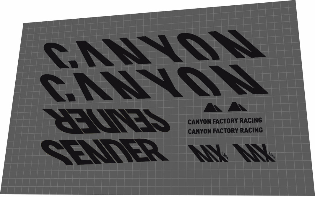 Canyon – Bike Decal Replace