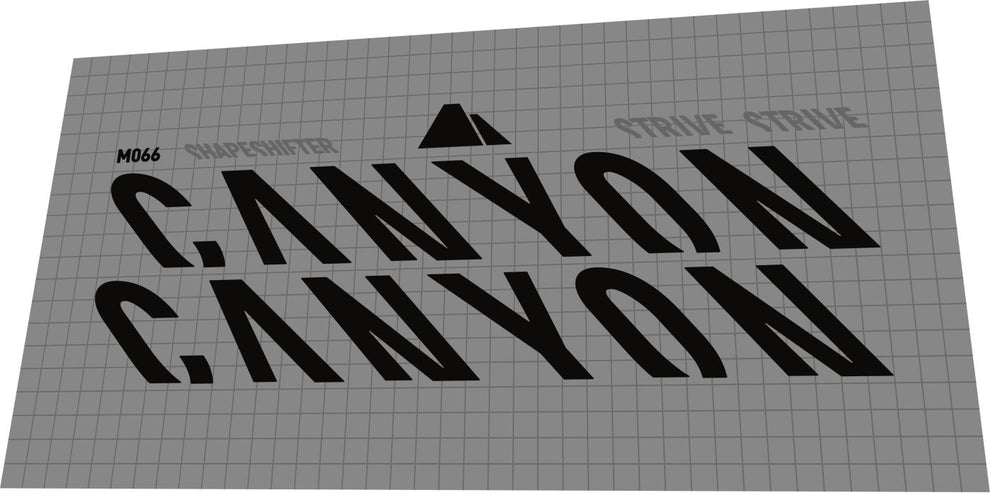 CANYON Strive (2019-2021) Frame Decal Set | Bike Decal Replace